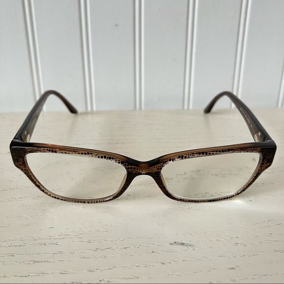 Versace | Accessories | Versace Ve372 Lizard Brown Eyeglasses | Poshmark
